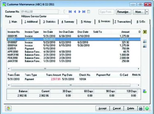 Sage 100 Accounts Receivable - SWK Technologies