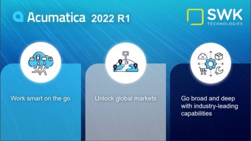 What's New in Acumatica 2022 R1? - SWK Technologies