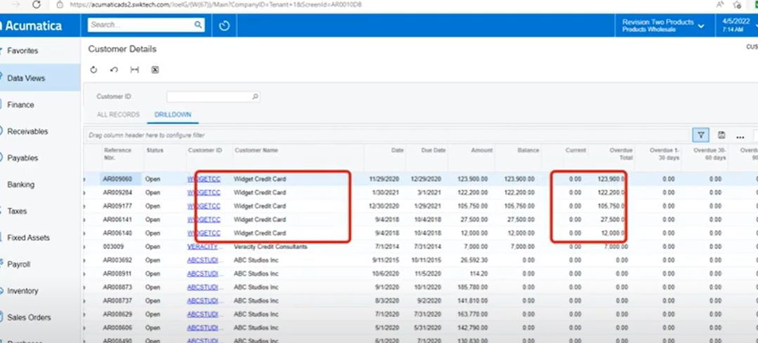 Acumatica Controller Dashboard Video Blog - SWK Technologies
