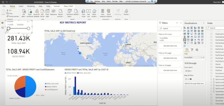 Learn How to Use Power BI with Sage 100 - SWK Technologies