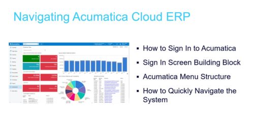 Navigating Acumatica Video Blog - SWK Technologies