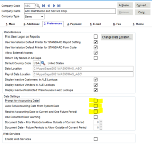 How to Manage Date Prompts in Sage 100 - SWK Technologies