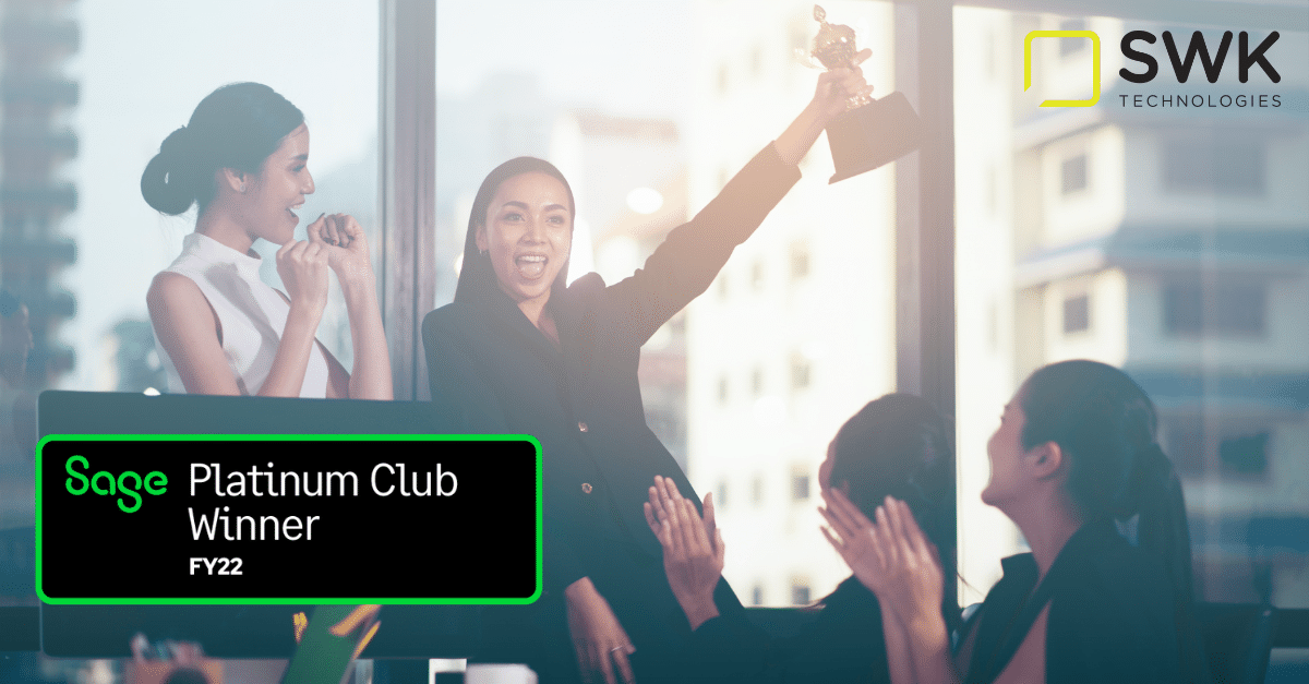 SWK is Recognized as a Sage Partner Platinum Club Member