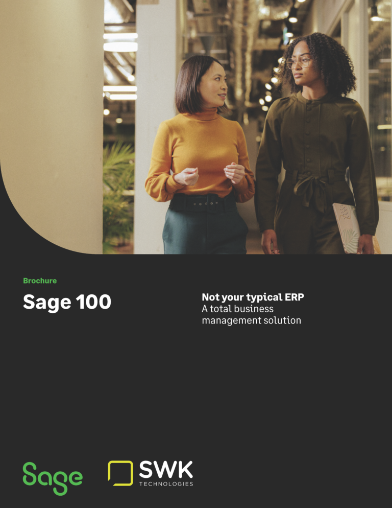 Sage 100 ERP Overview - SWK Technologies