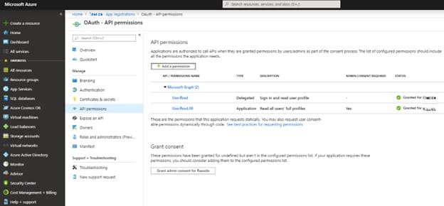 Configuring Sage 100 Authentication for Microsoft 365 via OAuth