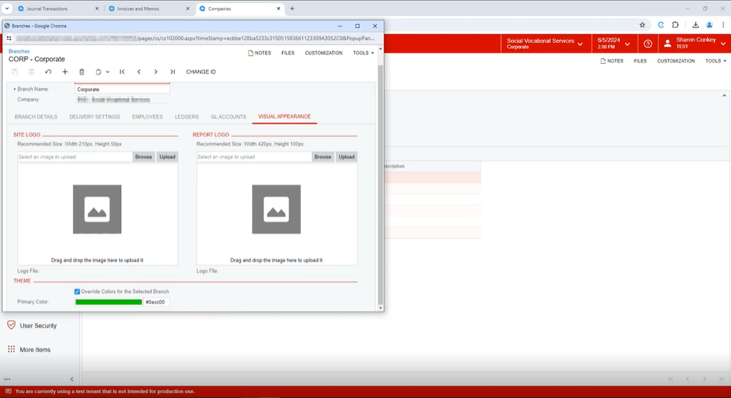 Acumatica UI Navigation Training | SWK Technologies