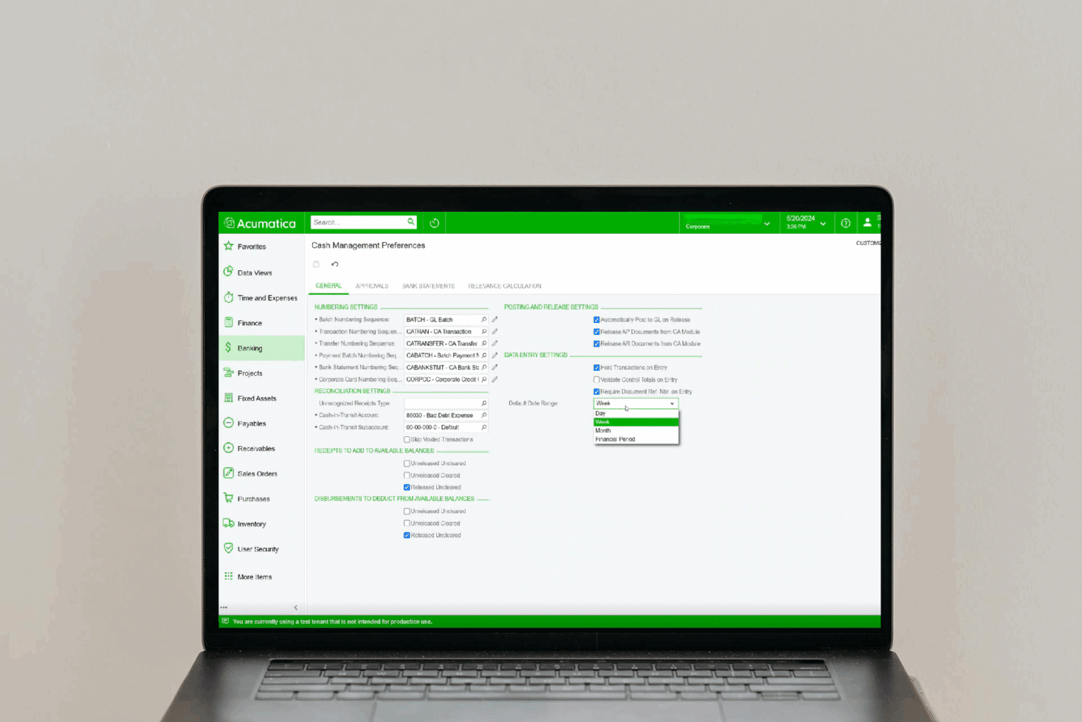 Acumatica Cash Management: Training Guide | SWK Technologies