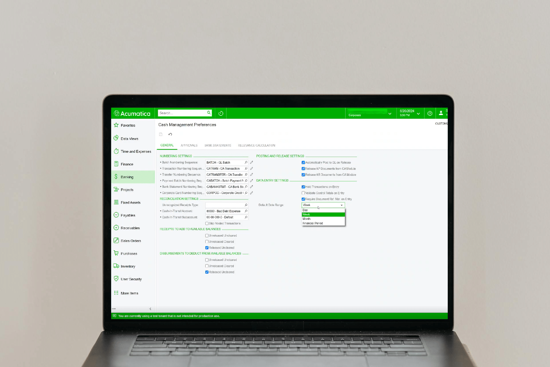 Acumatica Cash Management: Training Guide | SWK Technologies